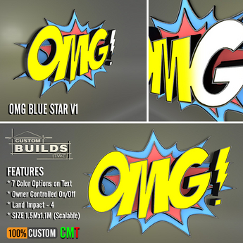 Second Life Marketplace - [TWC] - OMG Blue Star V1